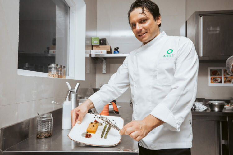 Chef Fabrizio Marino porta l'alta cucina vegetariana alle Maldive