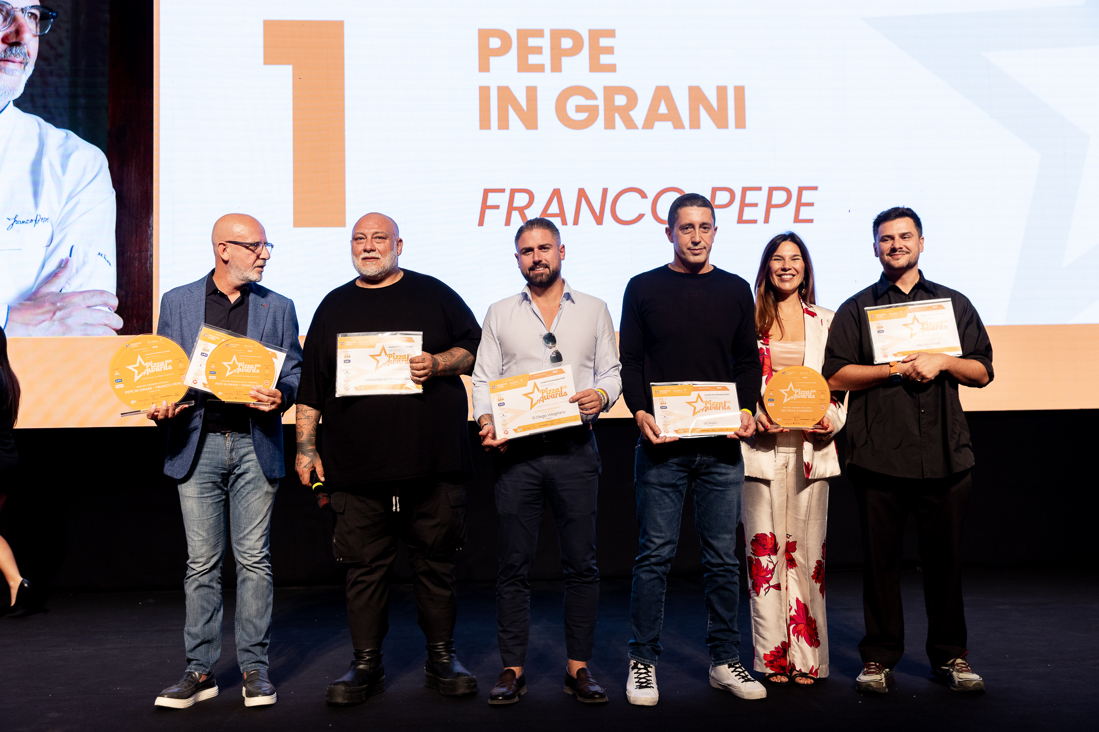 Pizza Awards Italia 2025, trionfa 'Pepe in Grani' di Franco Pepe